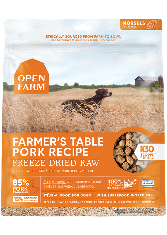 Open Farm - Freeze Dried Pork 13.5oz | Ace's K-9 Care